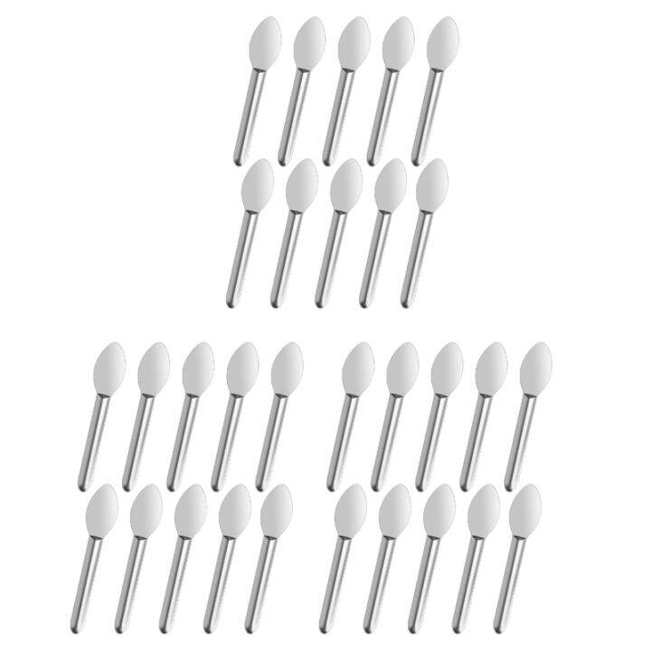 Capsule Filling Spatula 30PCS Stainless Steel Lab Spoon Mini Scoop for ...
