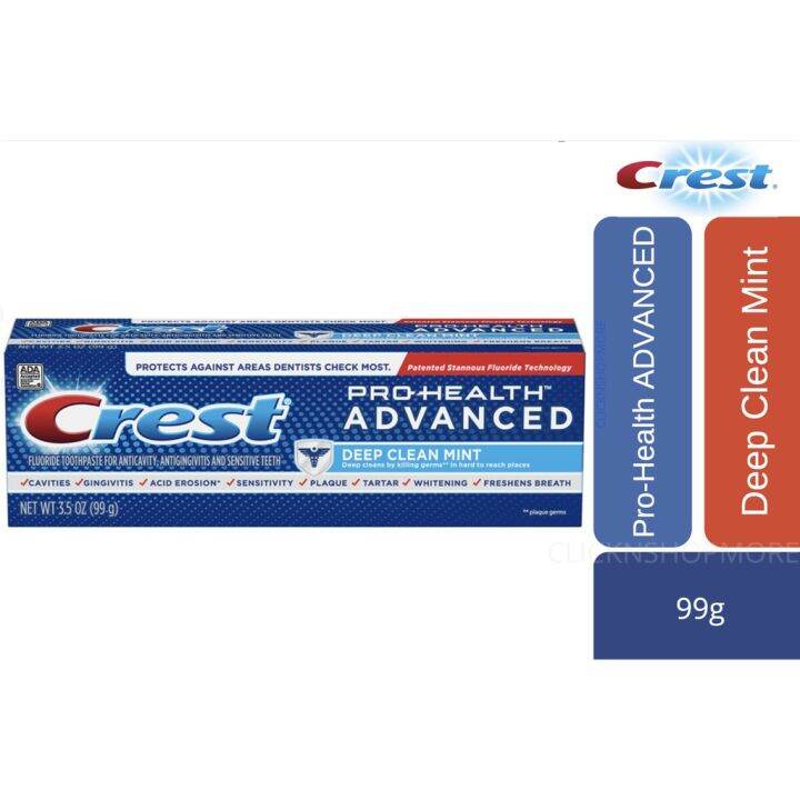 CREST TOOHPASTE PRO HEALTH CLEAN MINT 99g 1 tube original from USA Feb ...