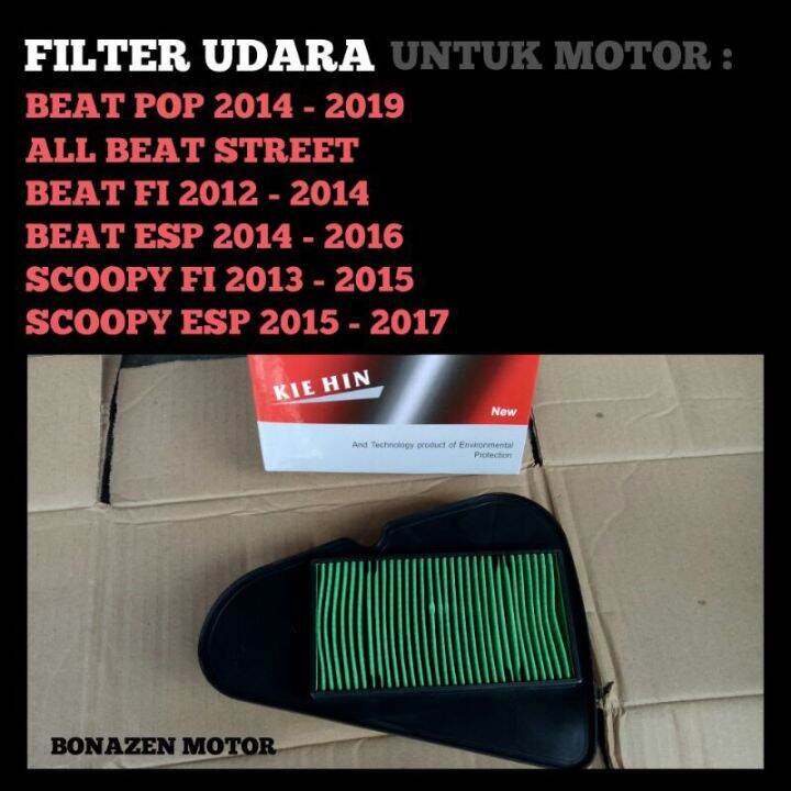 Filter Udara Beat Pop Street FI ESP Scoopy 2012 2013 2014 2015 2016 ...