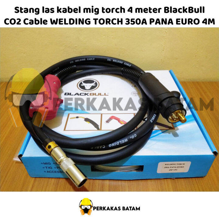 kabel mig torch las travo trafo inverter cable 4M high quality 350A ...
