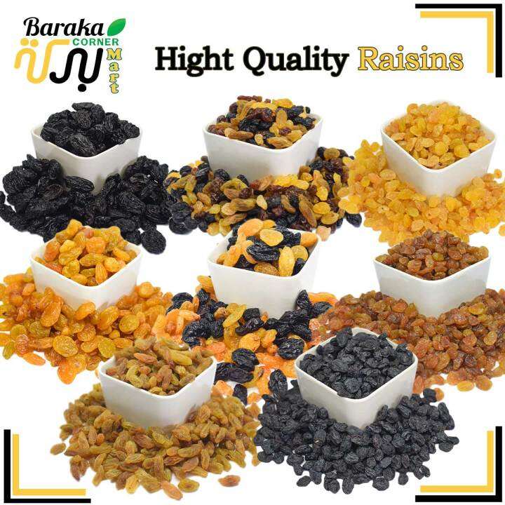 Fresh Raisins Mix Raisin / Kismis / Black Jumbo / Golden Jumbo / Long ...
