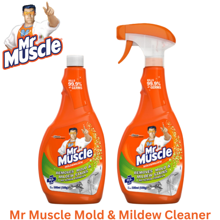 Mr Muscle Mold & Mildew Removes Mold & Mildew Sns No Scrub Formula 500 ...