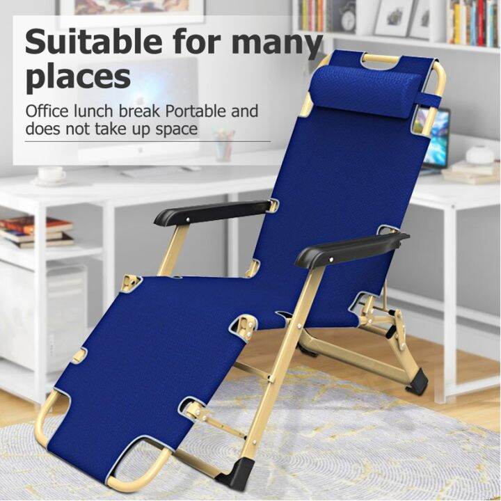 Folding Bed Single Home Office Multifunction Portable Reclining Chair ...