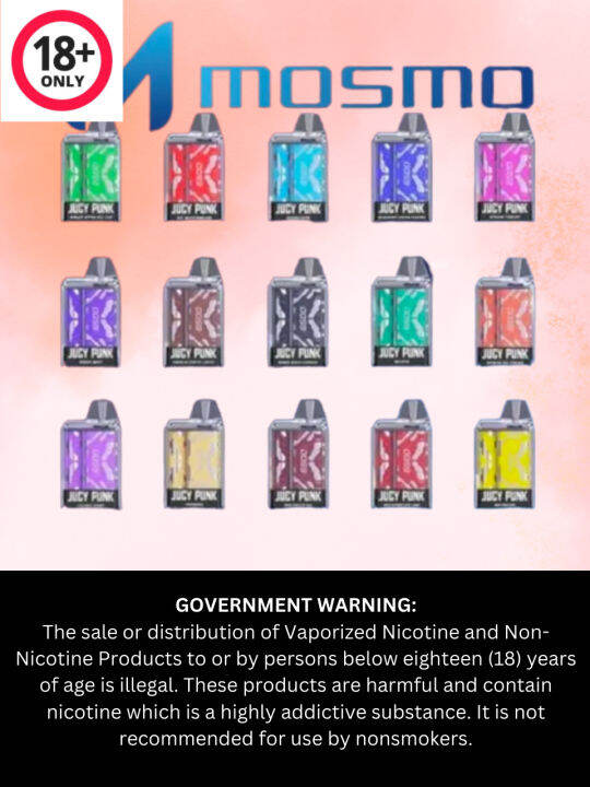 Mosmo Juicy Punk 6500 Puffs | Lazada PH