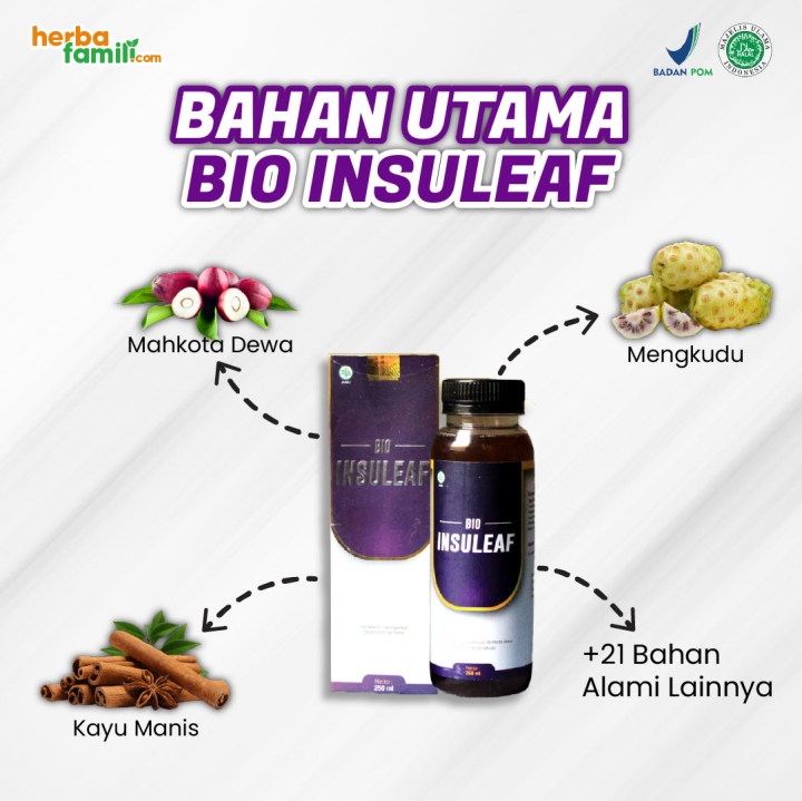Bio Insuleaf Obat Diabetes Bioinsuleaf Obat Alami Diabetes & Kolesterol ...