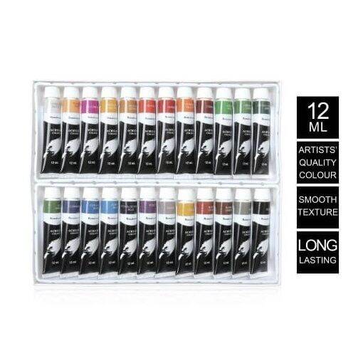 Acrylic Colour Set Renaissance (12/24 Colours) Renaissance Warna ...