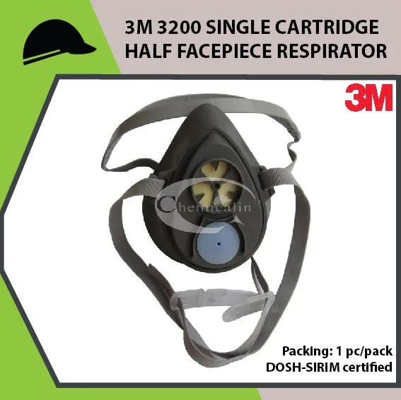 3M 3200 SINGLE CARTRIDGE HALF FACEPIECE RESPIRATOR | Lazada
