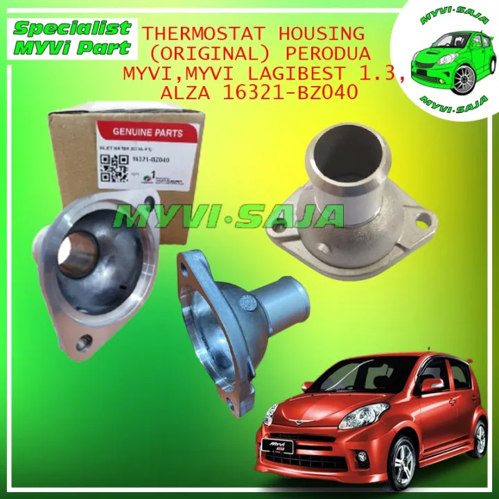 THERMOSTAT HOUSING (ORIGINAL) PERODUA MYVI,MYVI LAGIBEST 1.3,ALZA 16321 ...
