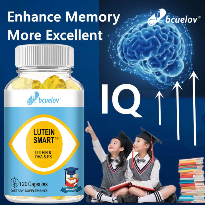 High IQ Premium Brain Supplement Puzzle Capsules Improve Memory Mental Concentration Nervous ...
