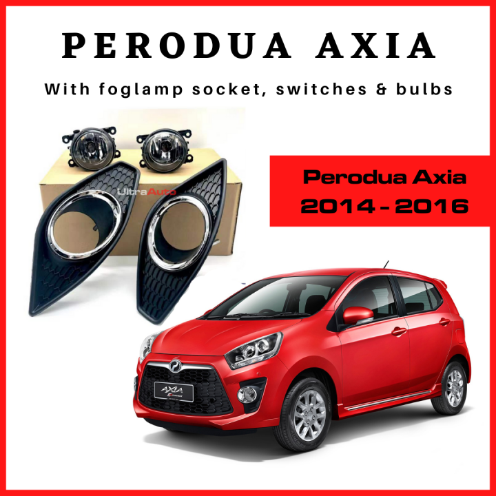 Perodua Axia (2014 2015 2016) Foglamp Foglight Spotlight Set (Including ... Perodua Axia (2014 2015 2016) Foglamp Foglight Spotlight Set (Including ...