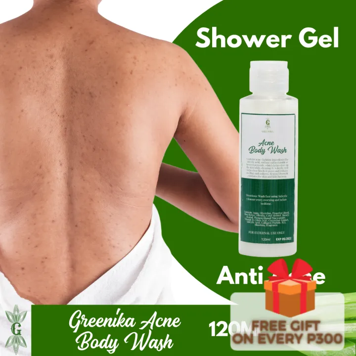 [ Shower Gel Acne Body Wash ] Greenika Body Acne Healing Body
