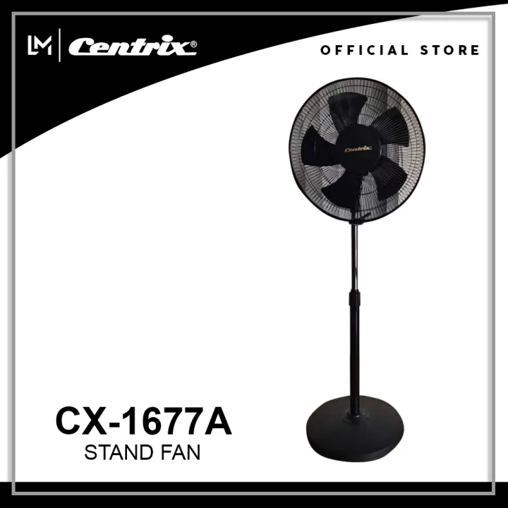 Stand Fan 45 watts 16 inches Centrix 5 Round Blades #CX-1677A | Lazada PH