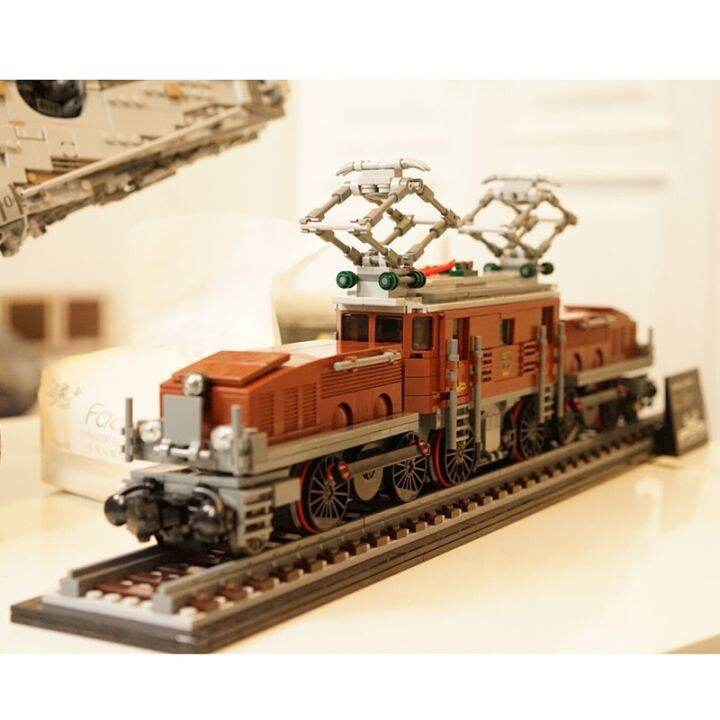 Creative Expert Crocodile Locomotive Model Moc Modular Building Blocks Bricks Trains Educational ...