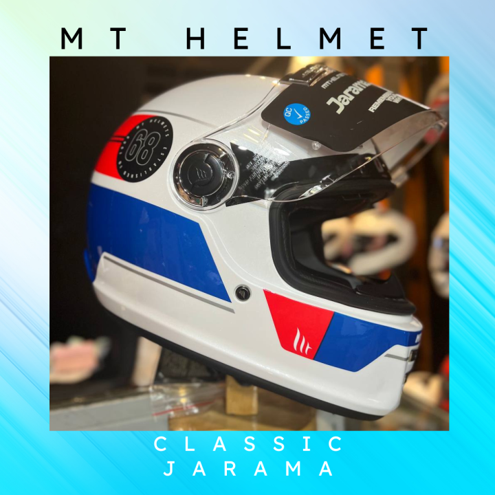 MT Jarama 1610 C Genuine A0 Gloss Pearl White FULLFACE HELMET kbh ...