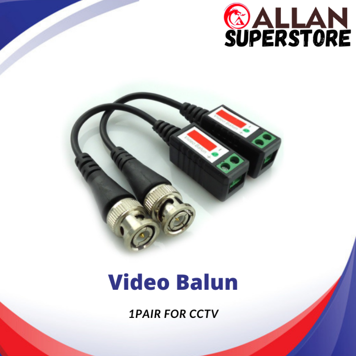 Video Balun for CCTV / Passive Video Balun / HD-CVI / TVI / AHD 5MP ...