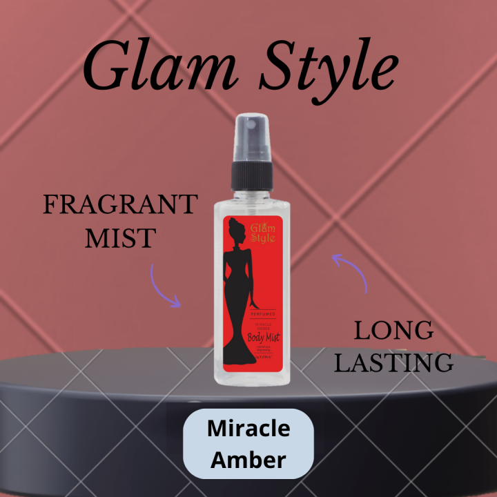 Glam Style Perfumed Miracle Amber Body Mist 100ml | Lazada