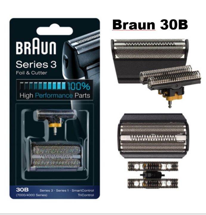 Braun 30B Replacement Foil & Cutter For Shaver, 7790,7785,7680,7650 ...