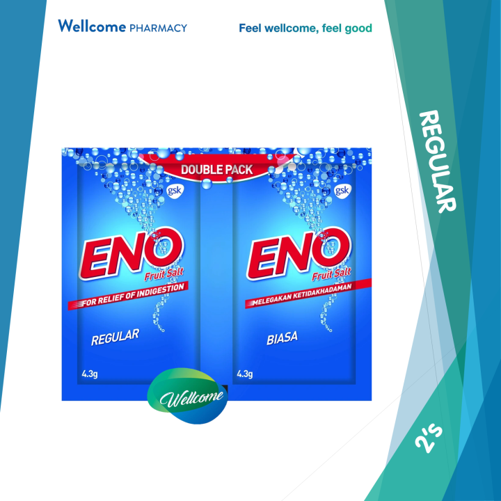 Eno Powder Effervescent Granules Sachets 4.3g - Original Flavour - 2's ...
