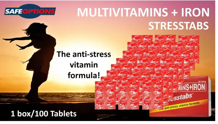 Authentic Multivitamins Stresstabs (1 box/100 Tablets) | Lazada PH