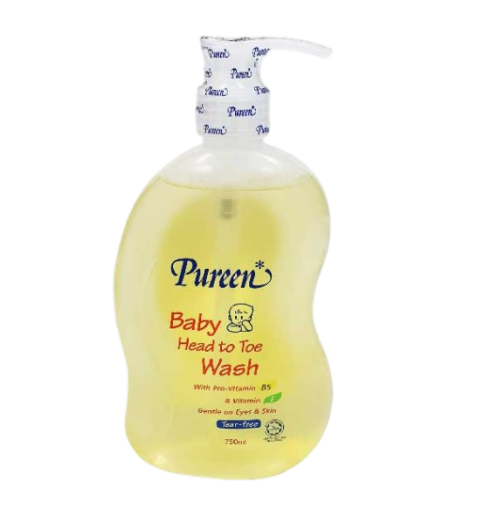 Pureen Baby Head to Toe Wash (750ml) | Lazada