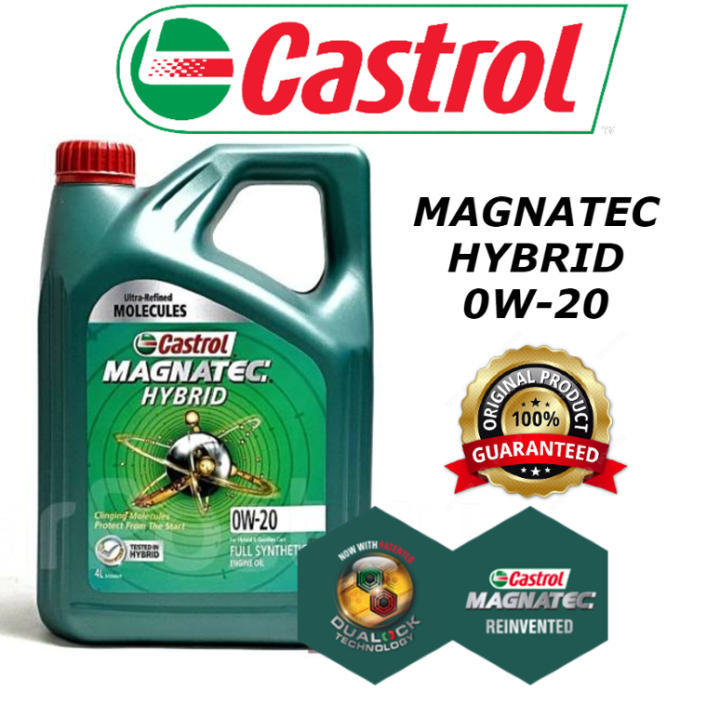 Castrol Magnatec Hybrid 0w20 Fully Synthetic Engine Oil 4L | Lazada