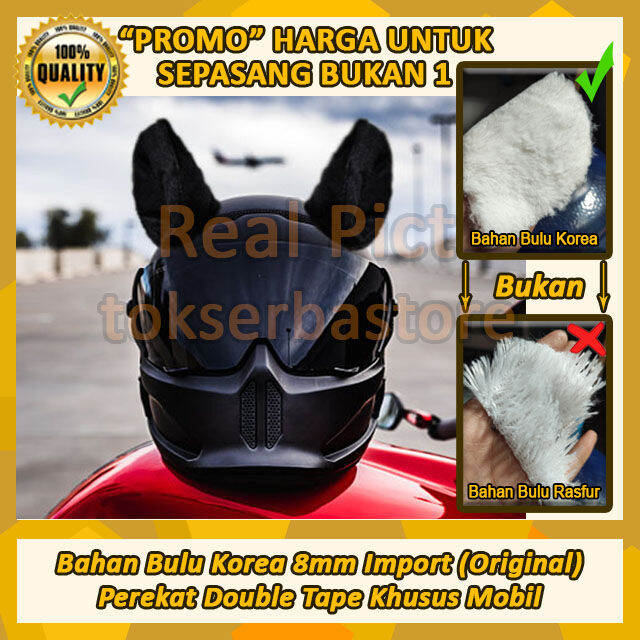 Kuping Helm Kuping Kucing Lucu Kuping Kucing Untuk Semua Jenis Helm ...