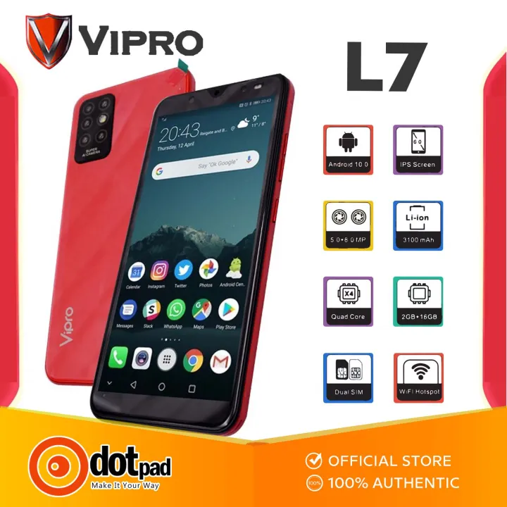 Vipro L7 Android 10.0 Smartphone 6.0 IPS LCD 2GB RAM | Lazada PH