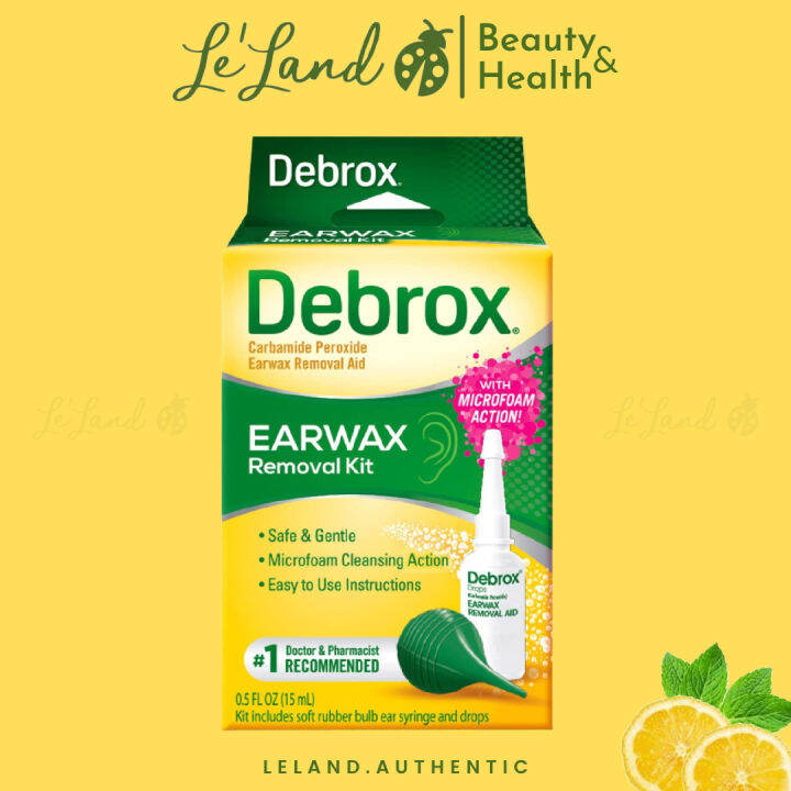 Debrox - Bộ dụng cụ lấy ráy tai Debrox 15ml nhẹ nhàng làm mềm và lỏng ...