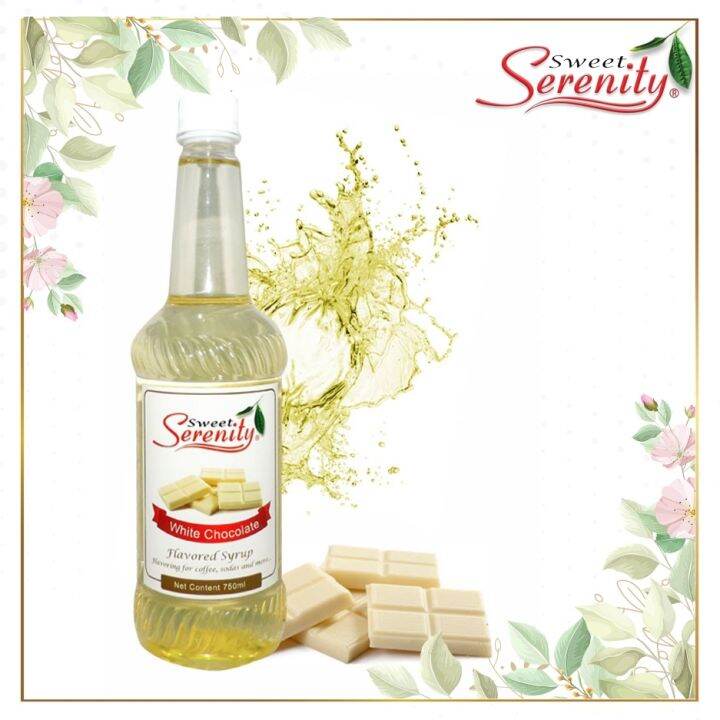 Sweet Serenity White Chocolate Classic Flavored Syrup 750 ml | Lazada PH