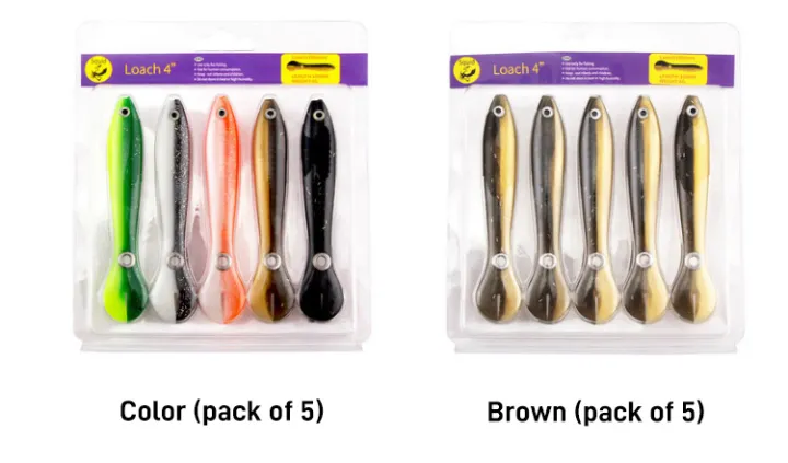 ECOOL New bionic loach soft bait swing tail bait bionic soft bait ...