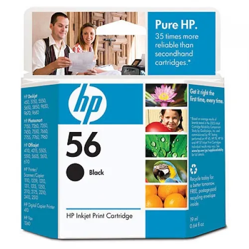 HP 56 Black Original Ink Cartridge (C6656AN) Printer inks | Lazada PH