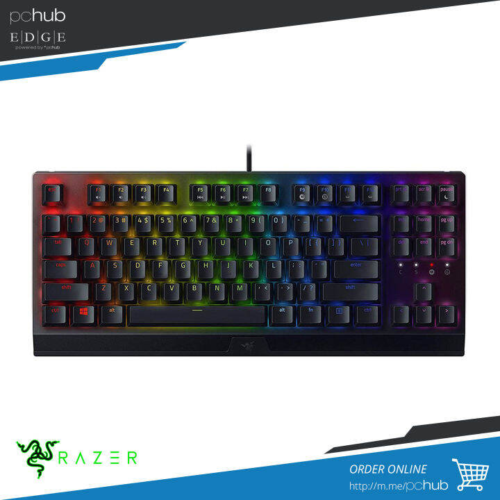 Razer Black Widow v3 TKL, triple mode wired mkb mech keyboard, green ...