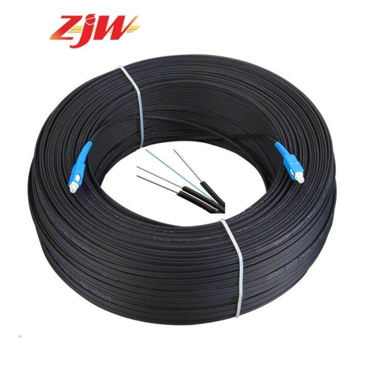 ₪ 50M/ 100M/ 200M SC-SC Single Core Ffiber Optic Cable Single Mode FTTH ...