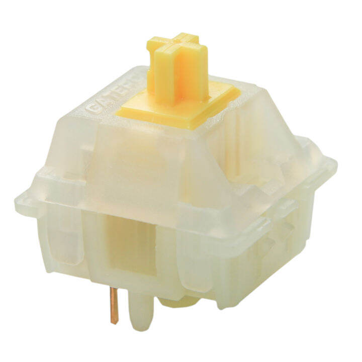 Gateron Milky Yellow MX Switch 5 pin Shaft for all MX Mechanical ...
