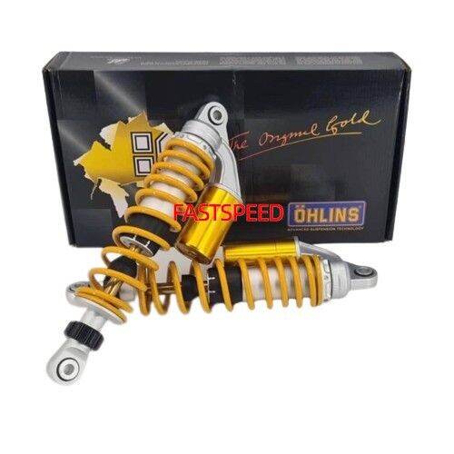 OHLINS MONOSHOCK ABSORBER ADJUSTABLE WITH GAS TANK 330MM EX5 WAVE100 W100 WAVE100R W100 R ...