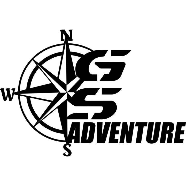 [Hot sales] GS Adventure Logo Cut Out Vinyl Sticker Blackl Color 6.5 x ...
