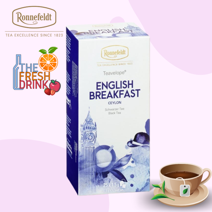 Ronnefeldt Teavelope English Breakfast Tea โรเนอเฟลท์ อิงลิชเบรคฟาสต์ ...