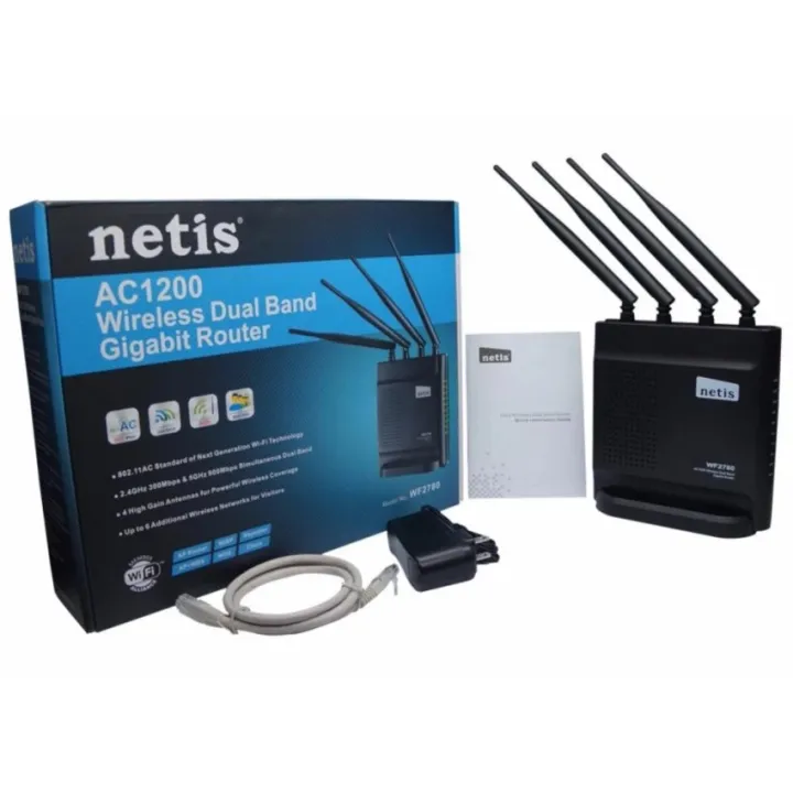Netis WF2780 AC1200 Wireless Dual Band Gigabit Router Support Repeater ...