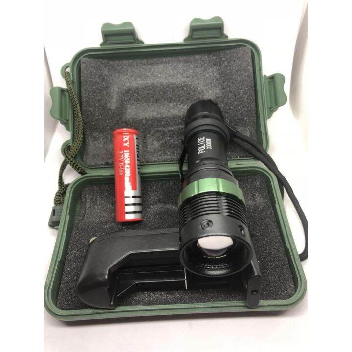 CREE Lumen Zoomable LED Rechargeable Flashlight | Lazada PH