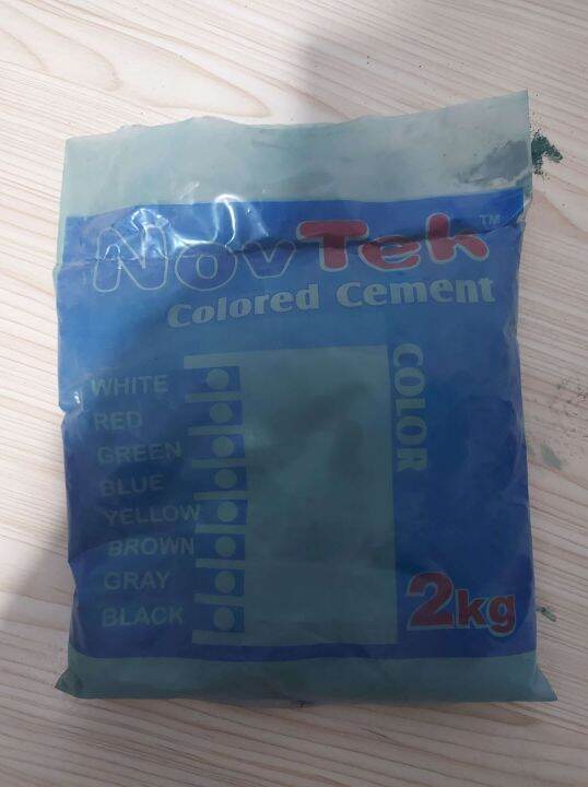 NOVTEK COLORED CEMENT GREEN/BLUE (2 KG./ PACK) | Lazada PH