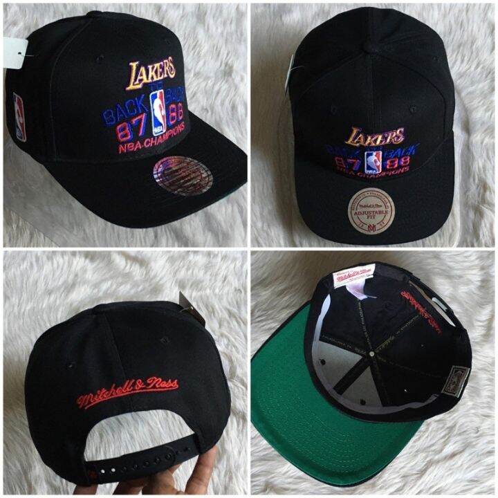 Los Angeles Lakers Back to Back Champions snapback cap for men | Lazada PH