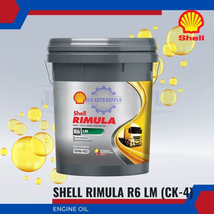 SHELL RIMULA R6 LM (CK-4) ENGINE OIL (20L) | Lazada