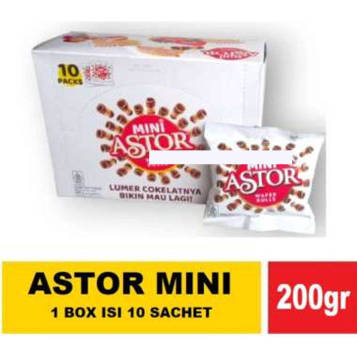 Mini Astor Wafer Rolls 200G 1 Box Isi 10 Pcs | Lazada Indonesia