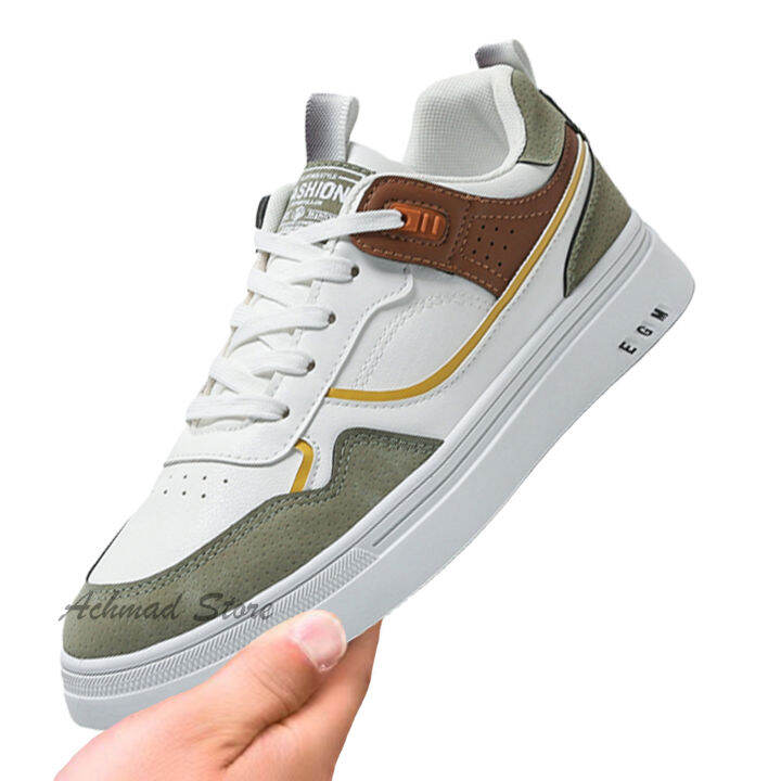 Achmad Store Sepatu Sneakers Pria Casual Premium - EGM-02 | Lazada ...