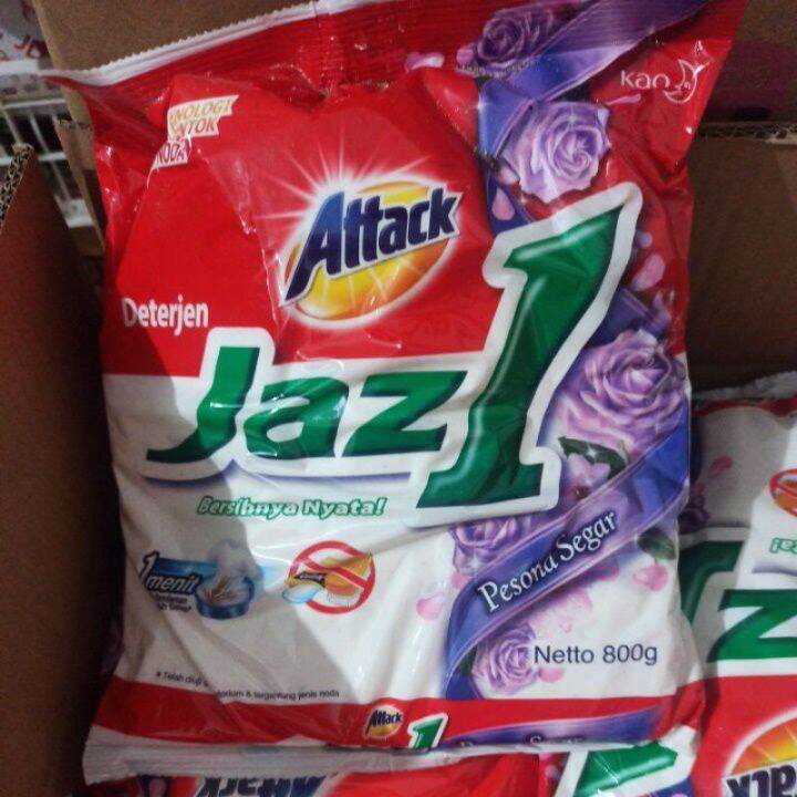 Attack Detergent Sabun Cuci Jaz1 pesona Segar Pembersih Pakaian 800gr ...