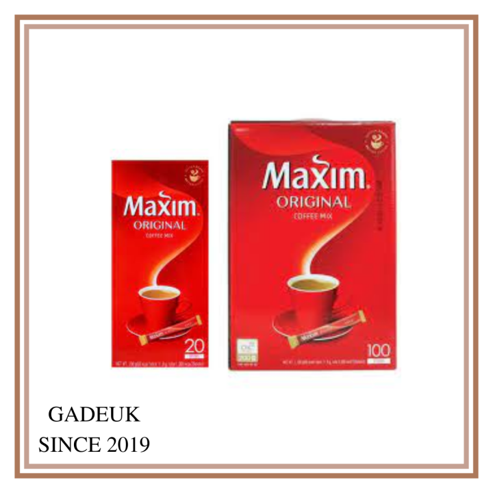 [MAXIM] ORIGINAL COFFEE MIX 20 PCS/100 PCS | Lazada PH