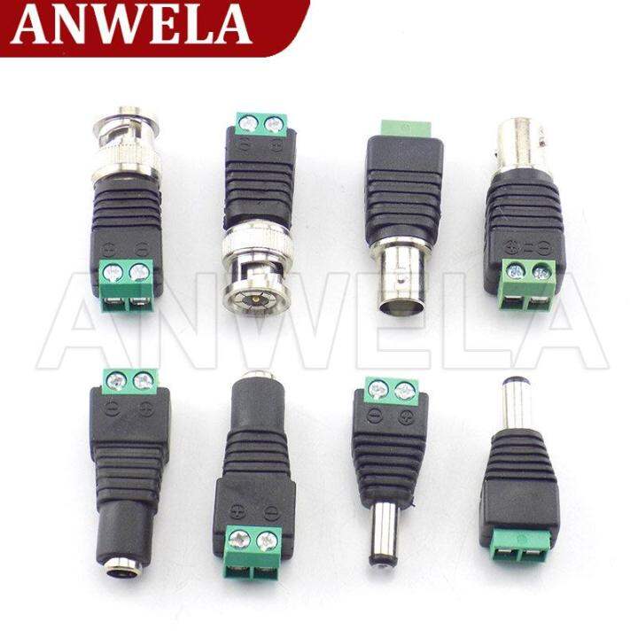 5pcs BNC DC male female power supply Connector 5.5X2.1MM Connectors ...