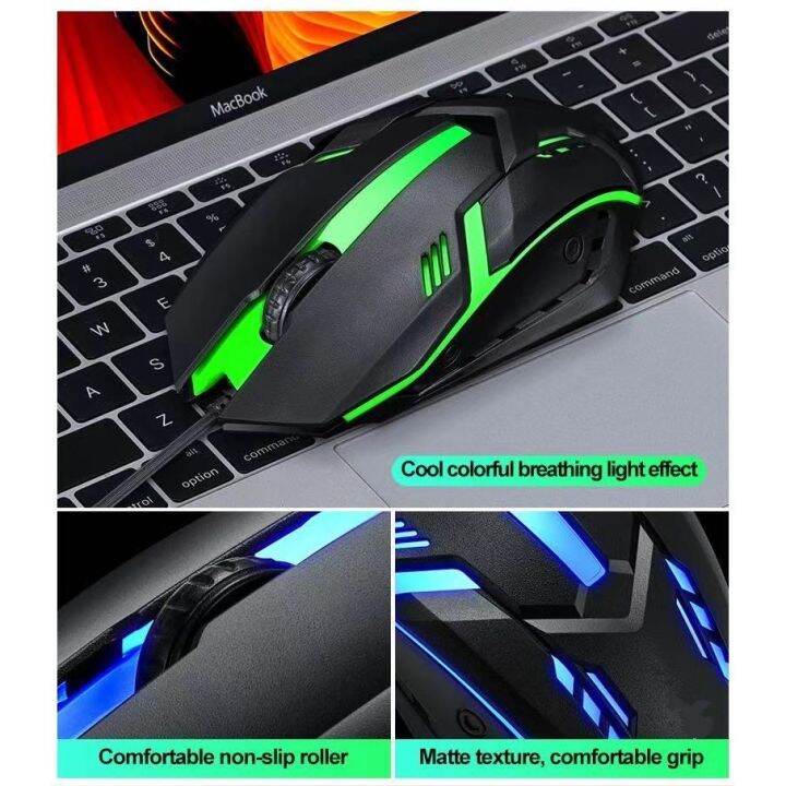 FIREWOLF M1 USB Wired Gaming Mouse High configuration With Backlight ...