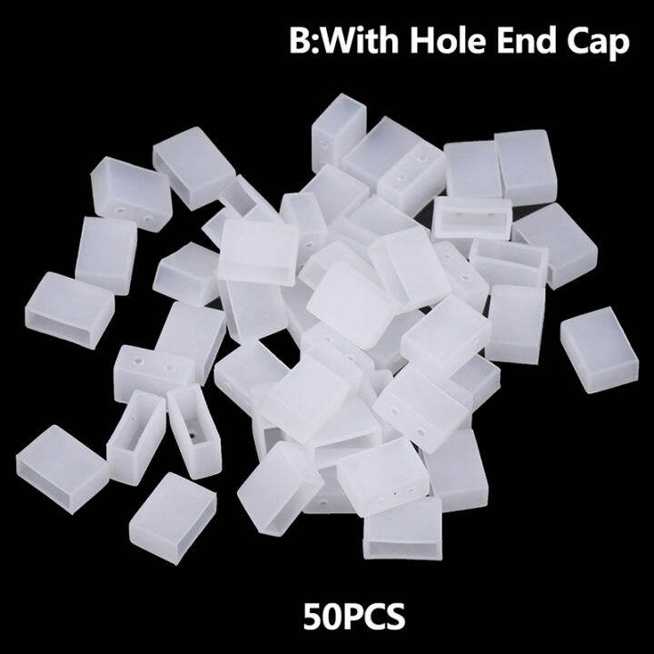 yksuib 50pcs Neon Strip 6x12mm end CAP LED CONNECTOR กันน้ำ LED Strip Neon LIGHT | Lazada.co.th