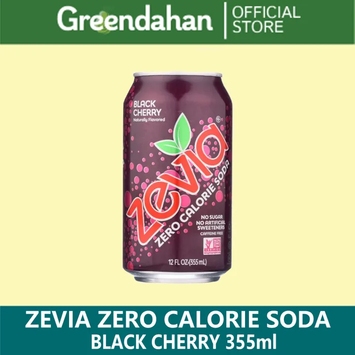 ZEVIA Zero Calorie Soda BLACK CHERRY - Sugar Free , Caffeine- free, Keto Friendly | Lazada PH